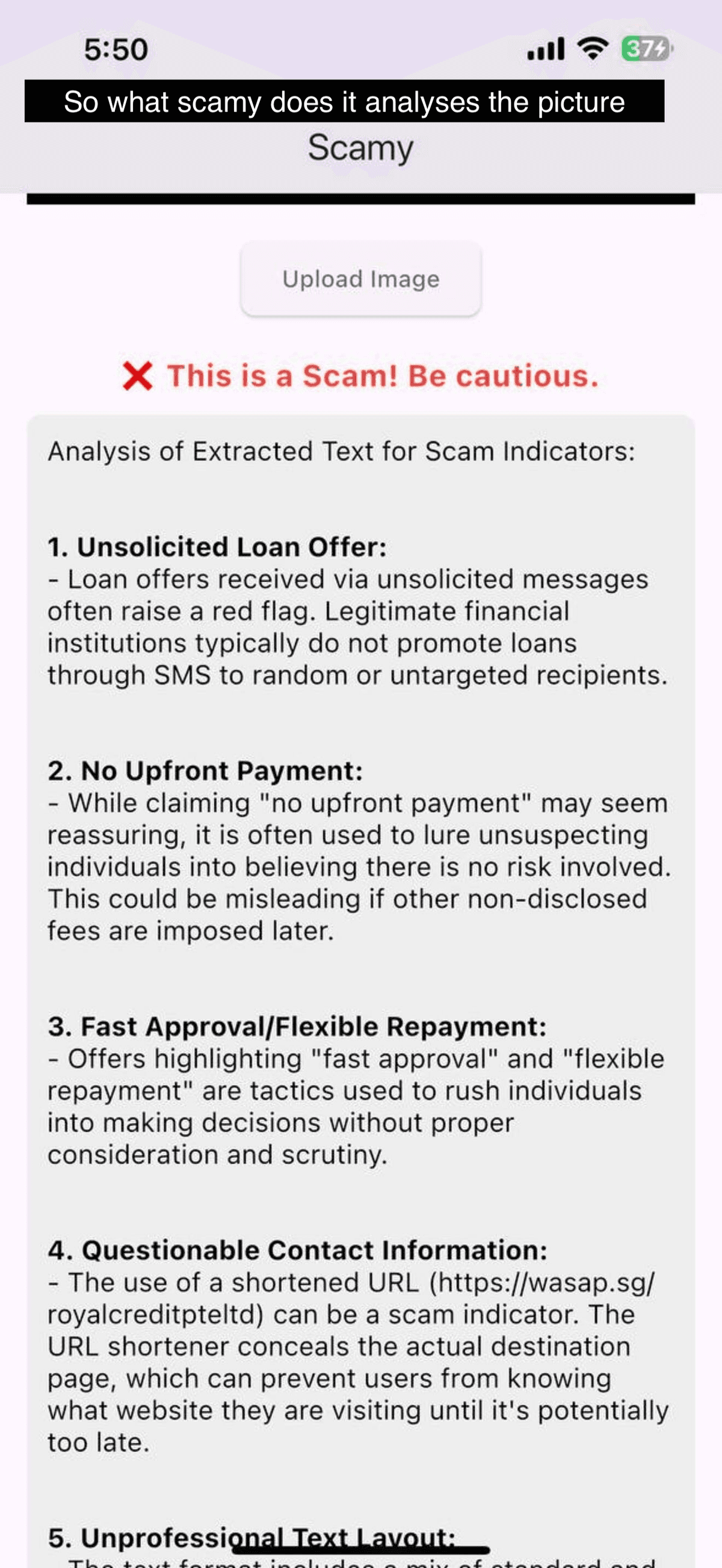 Check if a Message, Link, Image, or PDF Is a Scam