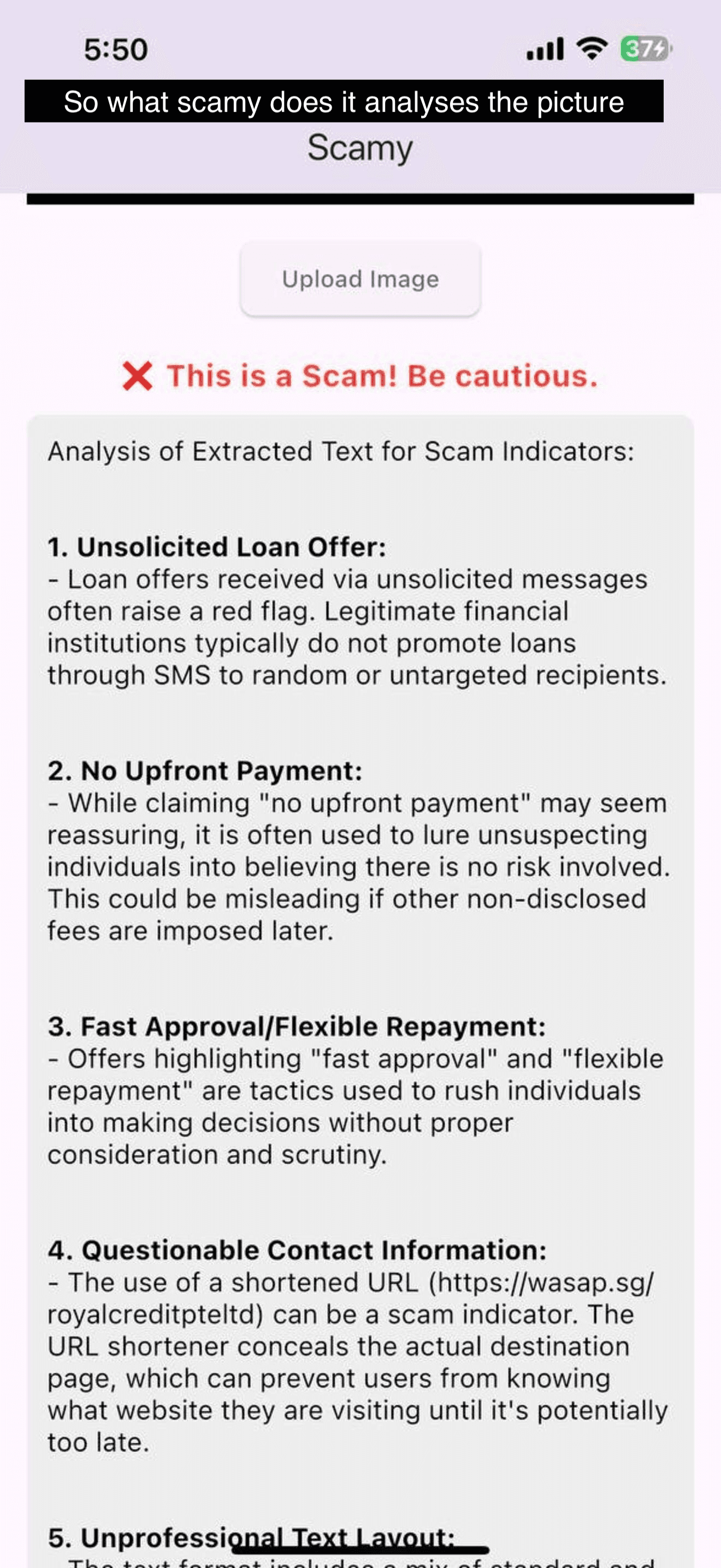 Check if a Message, Link, Image, or PDF Is a Scam